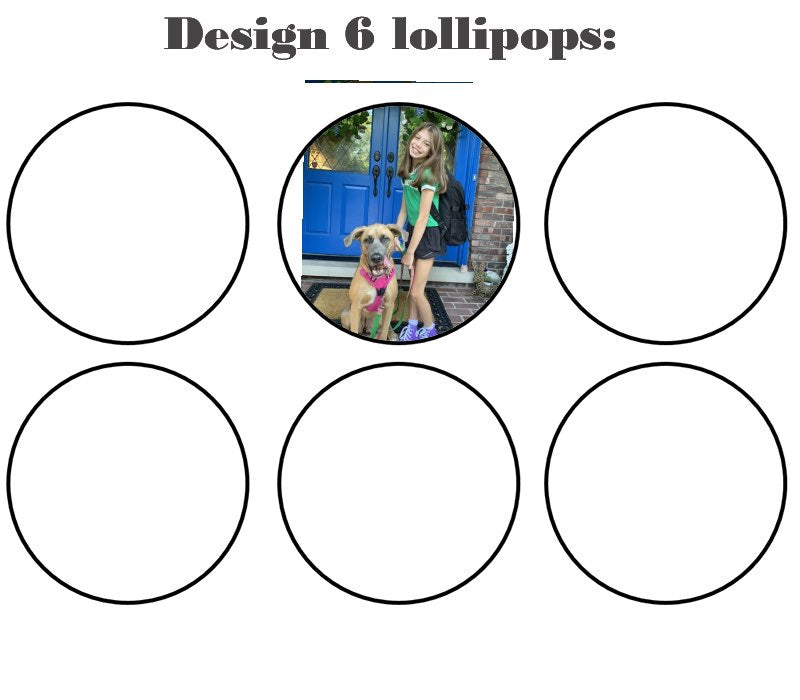 Home Products Customize your own 2D ball style edible image lollipop