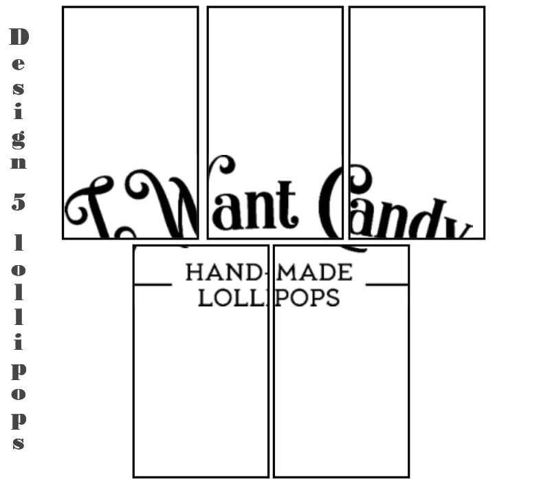 Home Products Customize your own rectangle style edible image lollipop